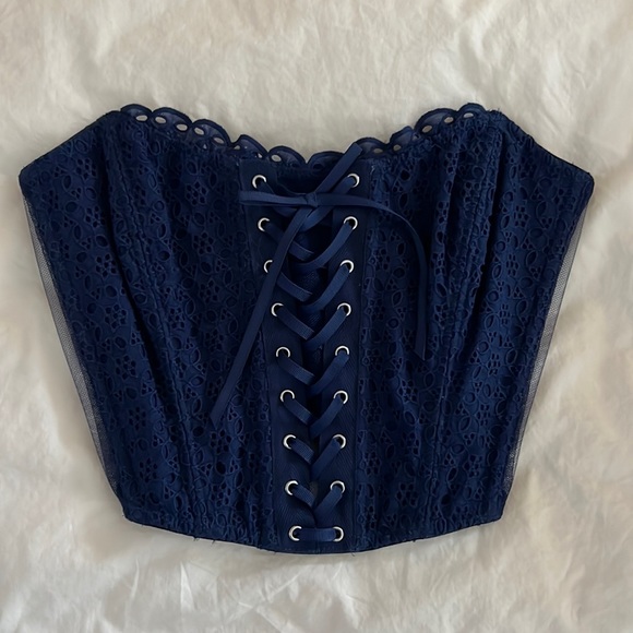 Victoria's Secret | Tops | Victorias Secret Eyelet Corset | Poshmark